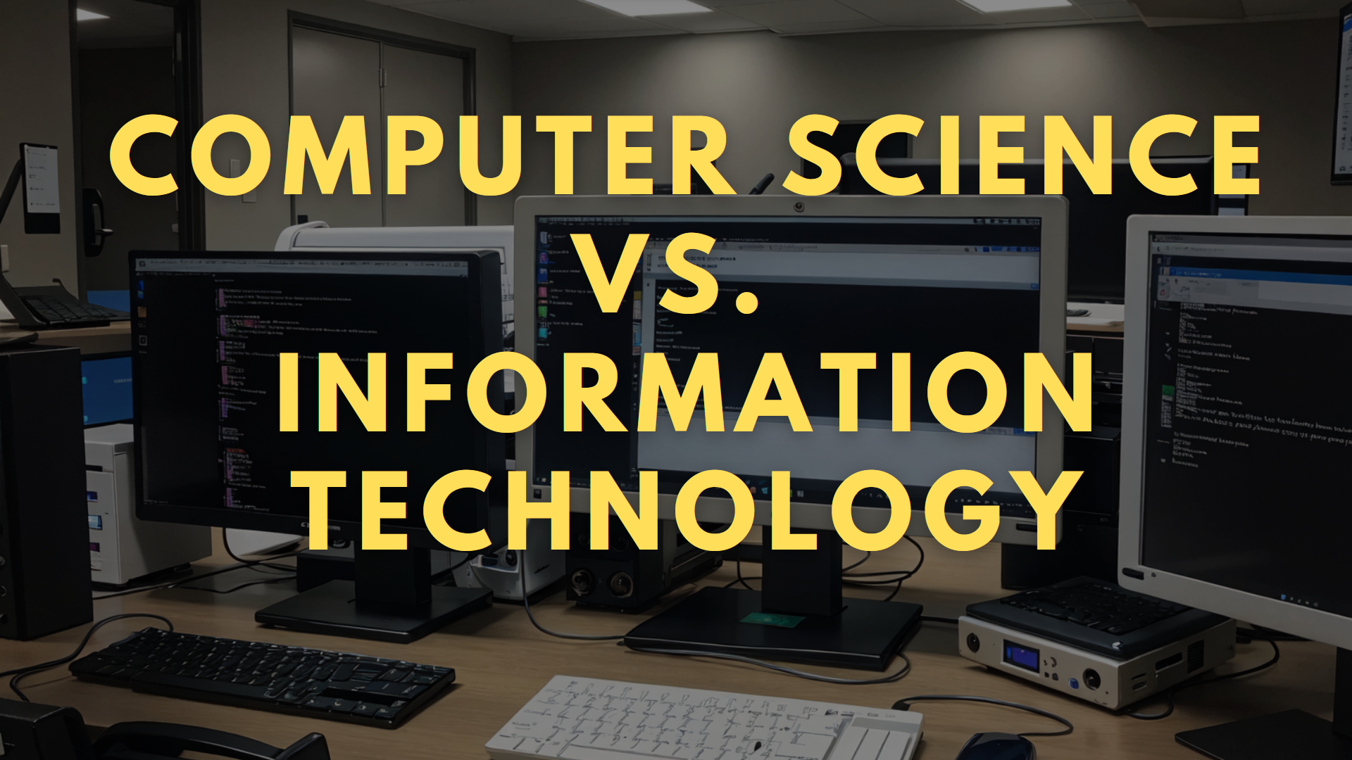 Computer Science vs. Information Technology: Understanding the Distinctions